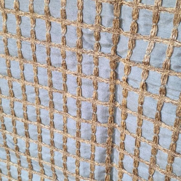 Pier 1 | Accents | New Pier Imports Jute Waffle Smoke Blue Curtain ...